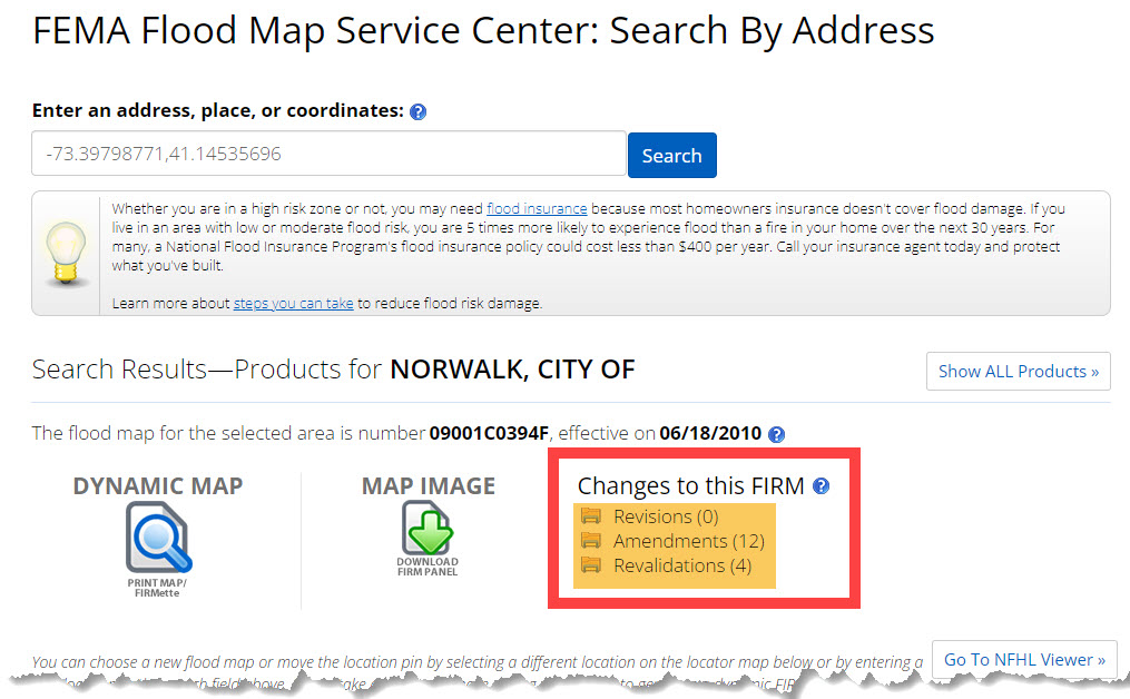 FEMA Flood Zones in SmartMLS Tax – SmartMLS Tax
