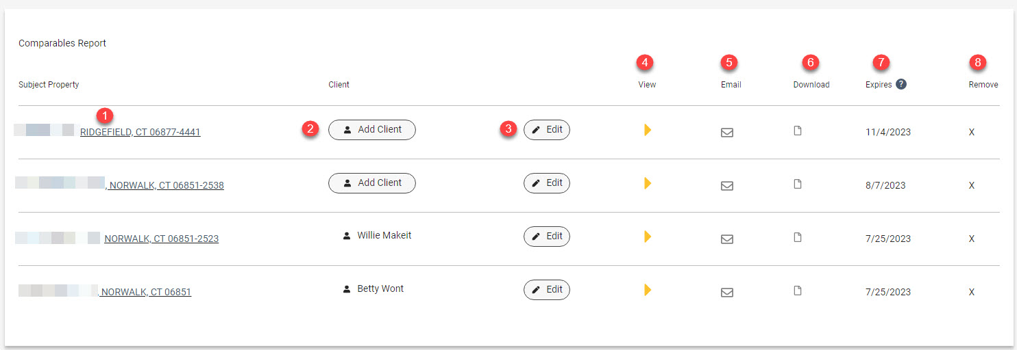 Access an existing CMA – SmartMLS Tax
