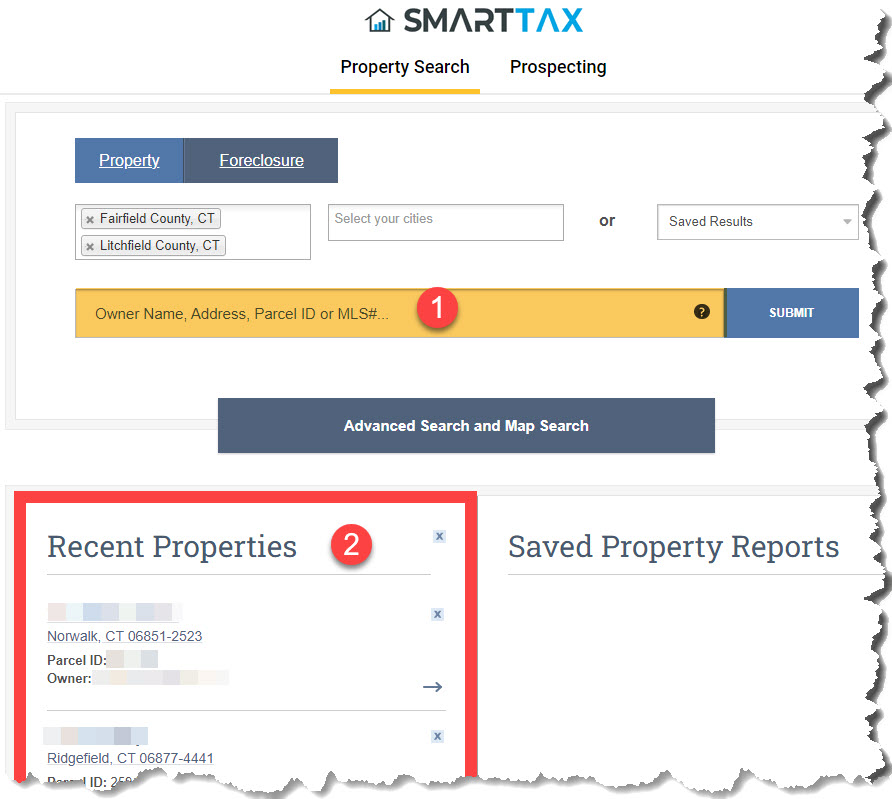 Access an existing CMA – SmartMLS Tax