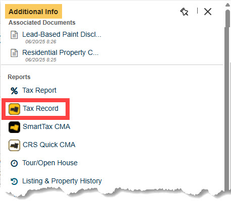 How to access SmartMLS Tax – SmartMLS Tax